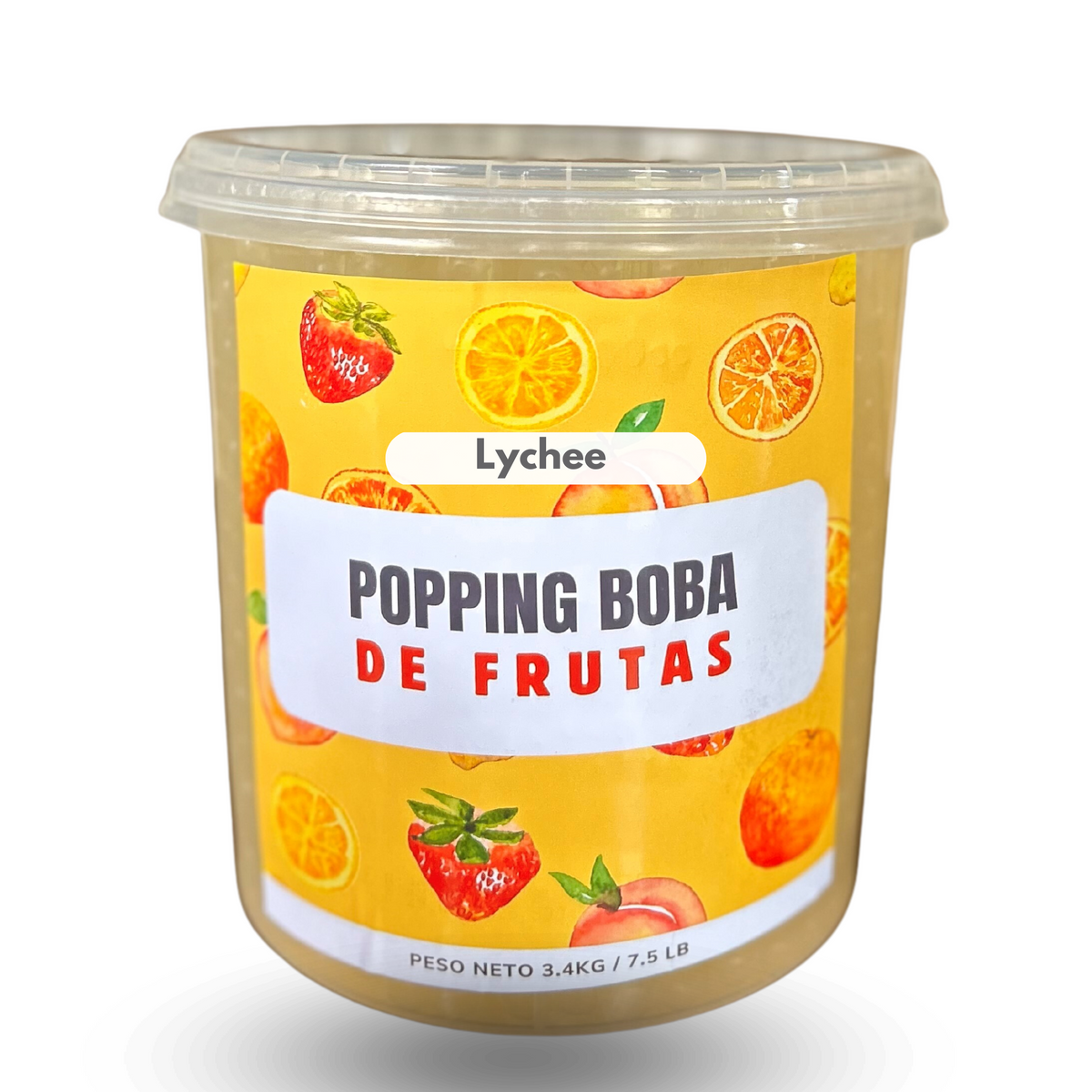 Popping Boba Lychee Tarro 3.4 kg — Food Service 502