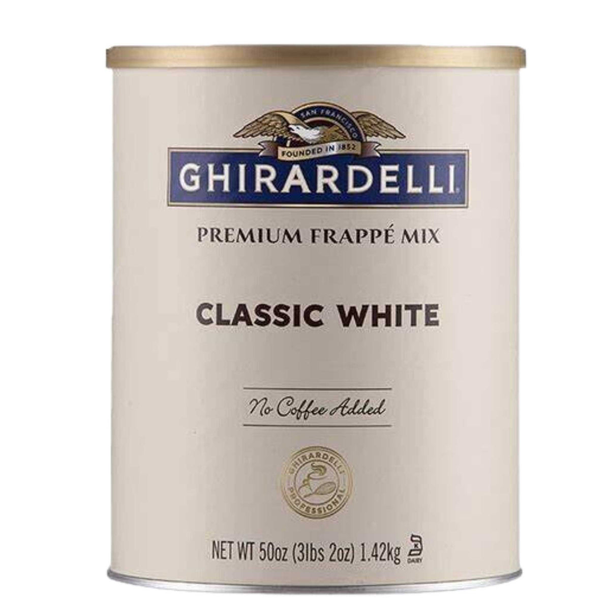 Base para Frappe Premium Chocolate Blanco Clásico Ghirardelli 3.12 lbs ...